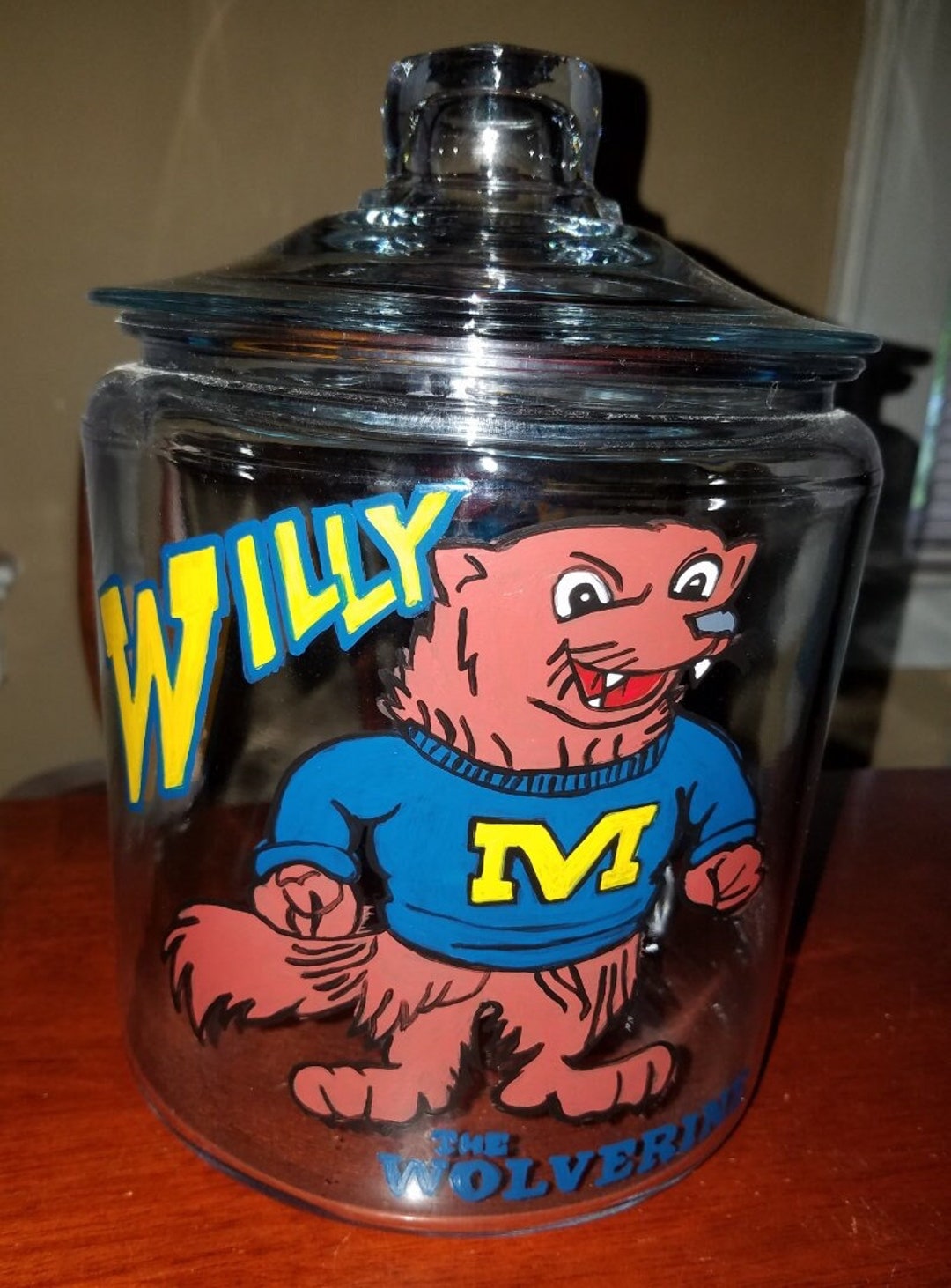Willy the Wolverine Hand Painted Michigan Wolverines Cookie - Etsy