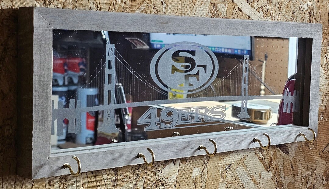 49ers Key Holder - Etsy