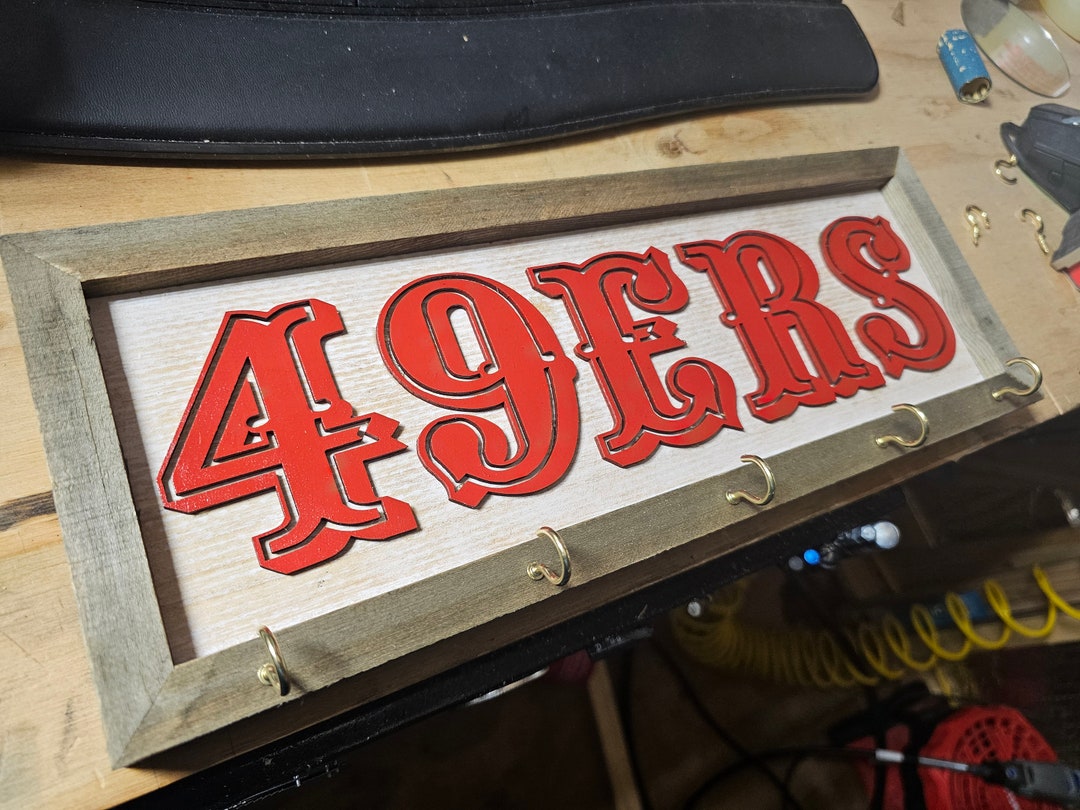 49ers Wall Mouted Key Holder - Etsy