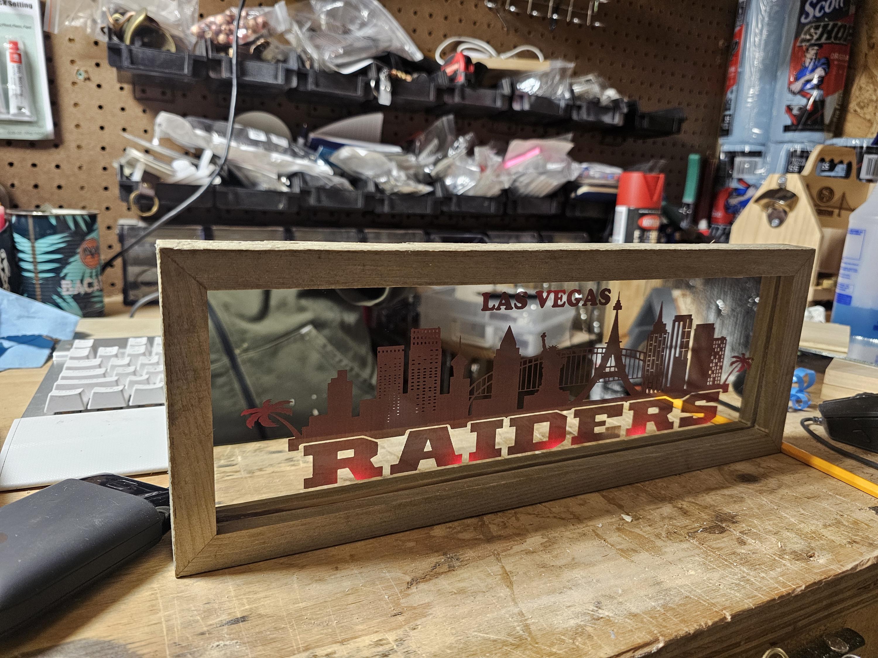 Las Vegas Raiders Led Sign - Etsy