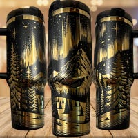 Christmas / Winter Stanley 40oz Full Wrap SVG - Reindeer Stockings ...
