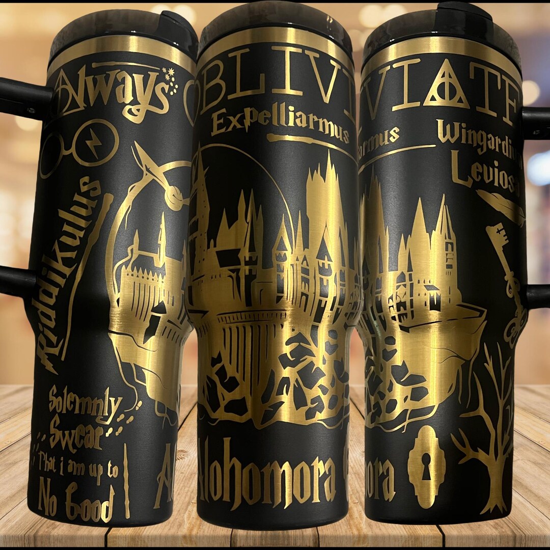 Hogwarts Harry Potter Collage - Personalization Optional - Stainless ...