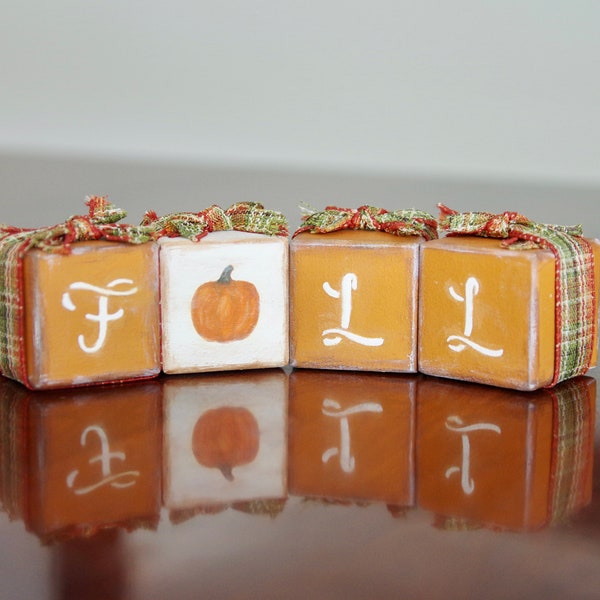 Wooden Fall Blocks - Etsy