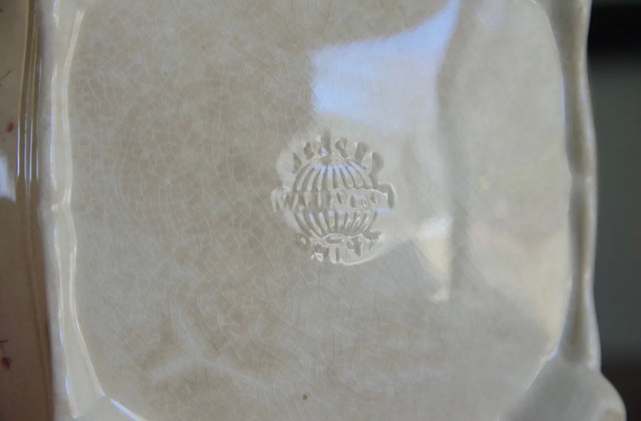 Vintage Mercer Pottery Soup Tureen Pink Floral Design With - Etsy