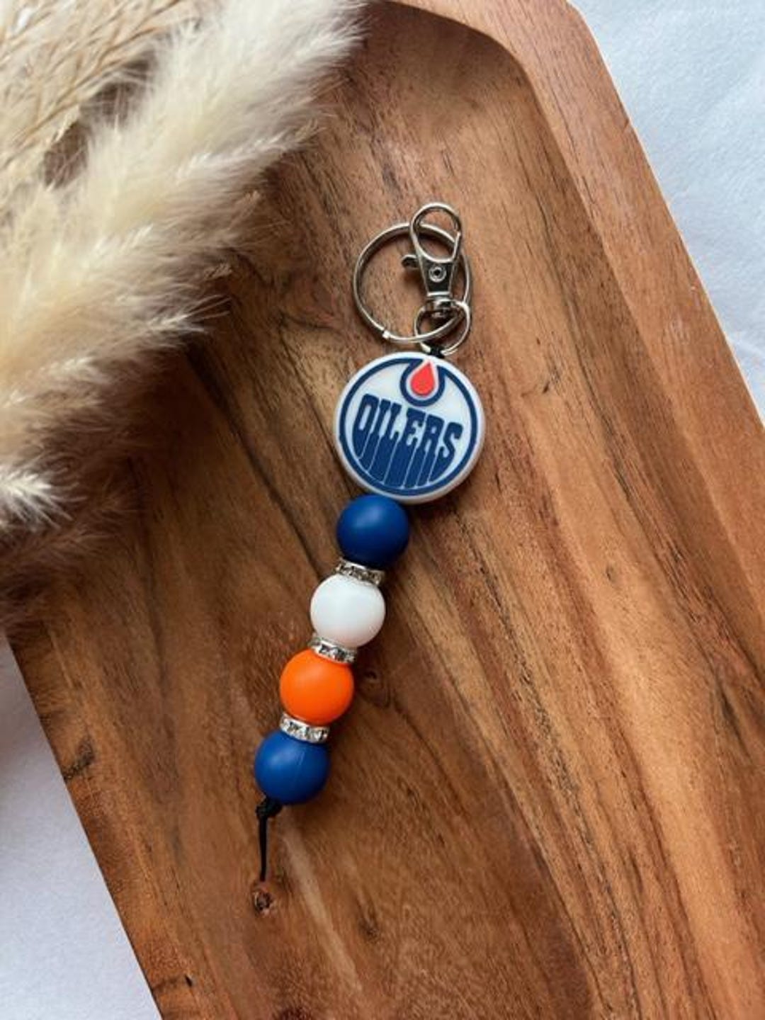 Oilers Silicone Keychain | Silicone Keychain | Hockey Keychain ...