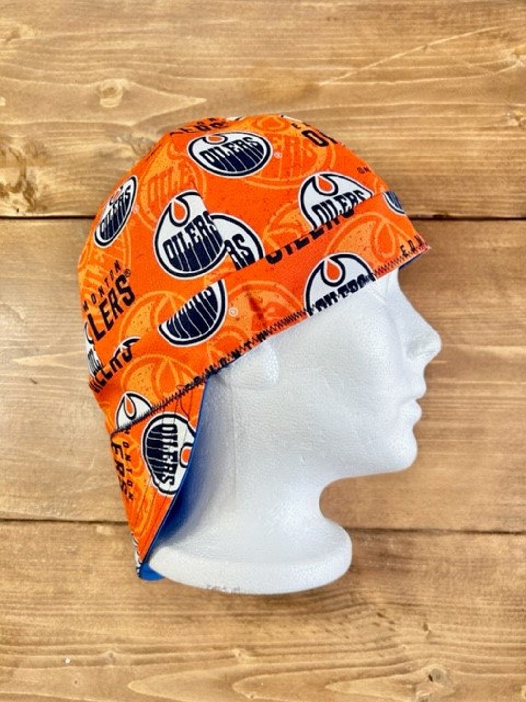 NHL Edmonton Oilers Welding Caps | Reversible | Pipe Fitter Caps ...