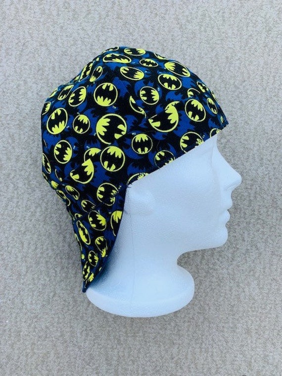 Bat Man Welding Cap Pipefitter Beanie Bat Man Reversible - Etsy
