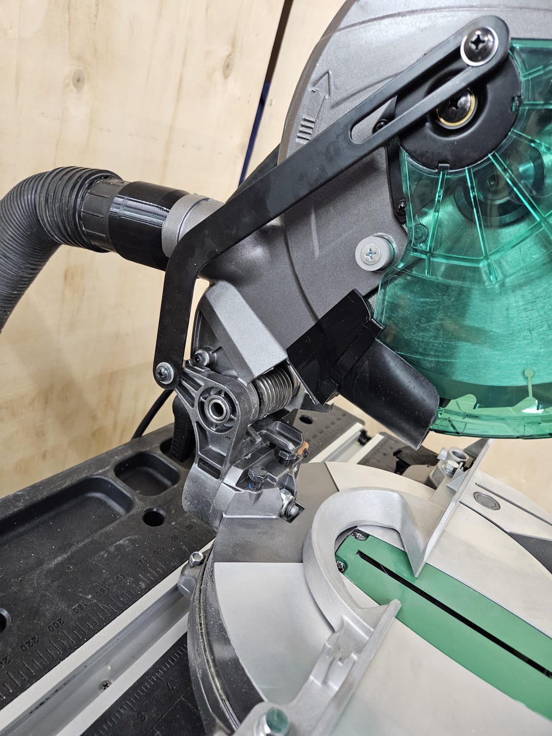 Metabo/hitachi HPT 10" Miter Saw Dust Collector/vacuum Adapter. - Etsy