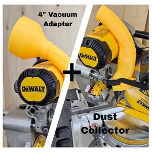 Dewalt DWS780, DWS779 Miter Saw Dust Collector/adapter. - Etsy