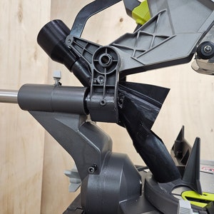 Ryobi Miter Saw TSS103 Dust Collector/vacuum Adapter for Rigid Vacuum ...