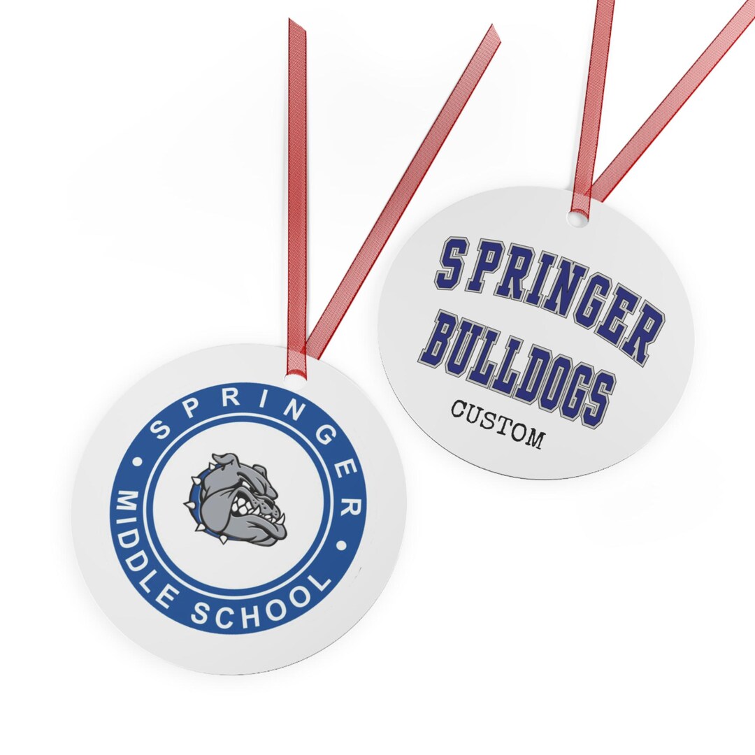 Ornament, Springer Middle School- Bulldogs- Wilmington Delaware ...