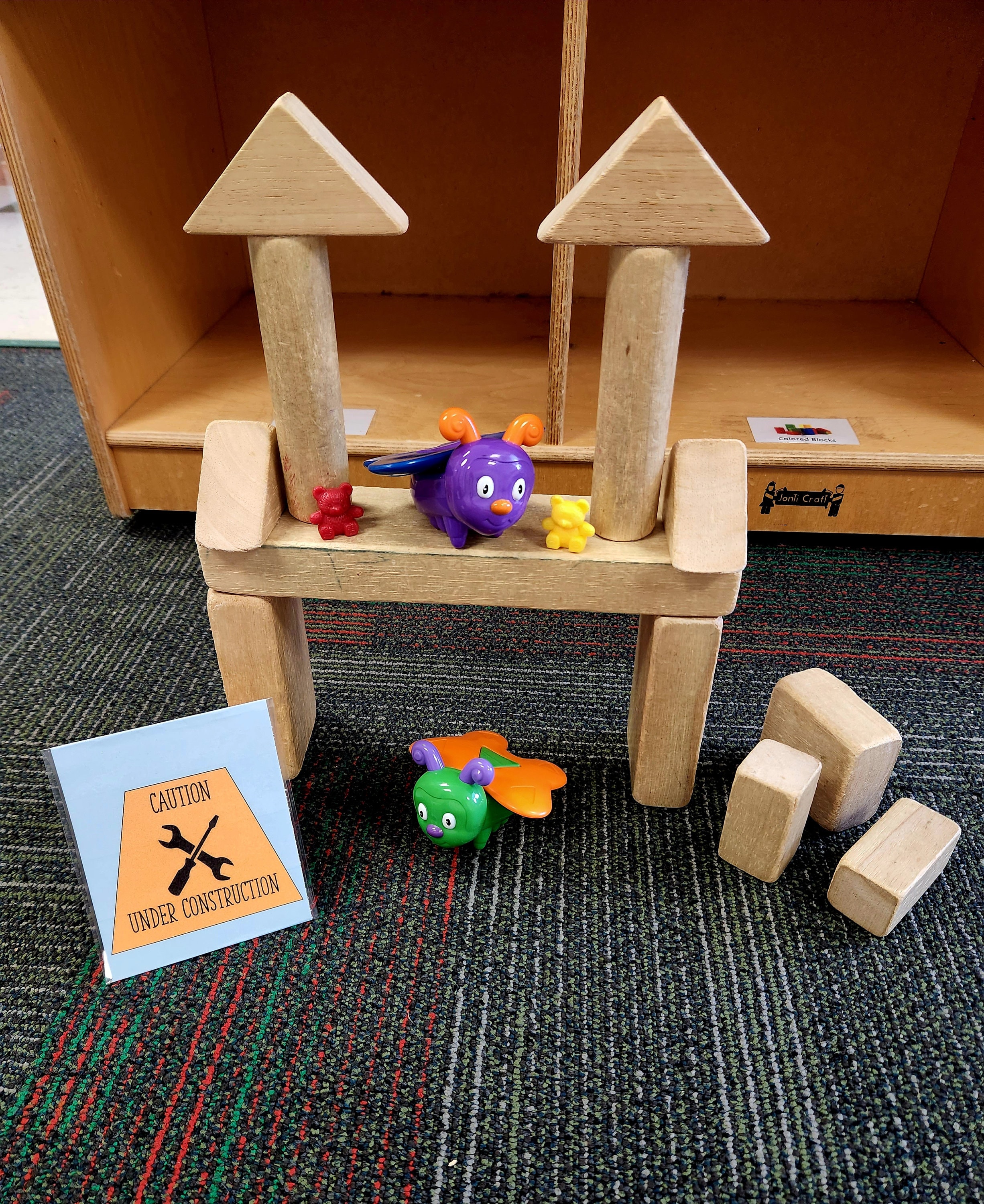 Preschool Caution Under Construction Project Holder, Blocks Center ...