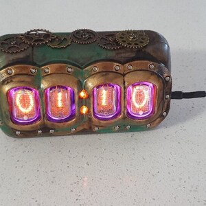 Steampunk Styled Nixie Tube Clock - Etsy