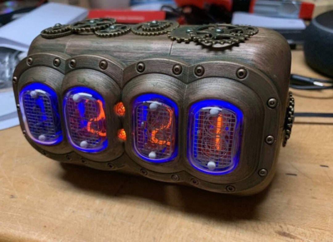 Steampunk Nixie Tube Clock
