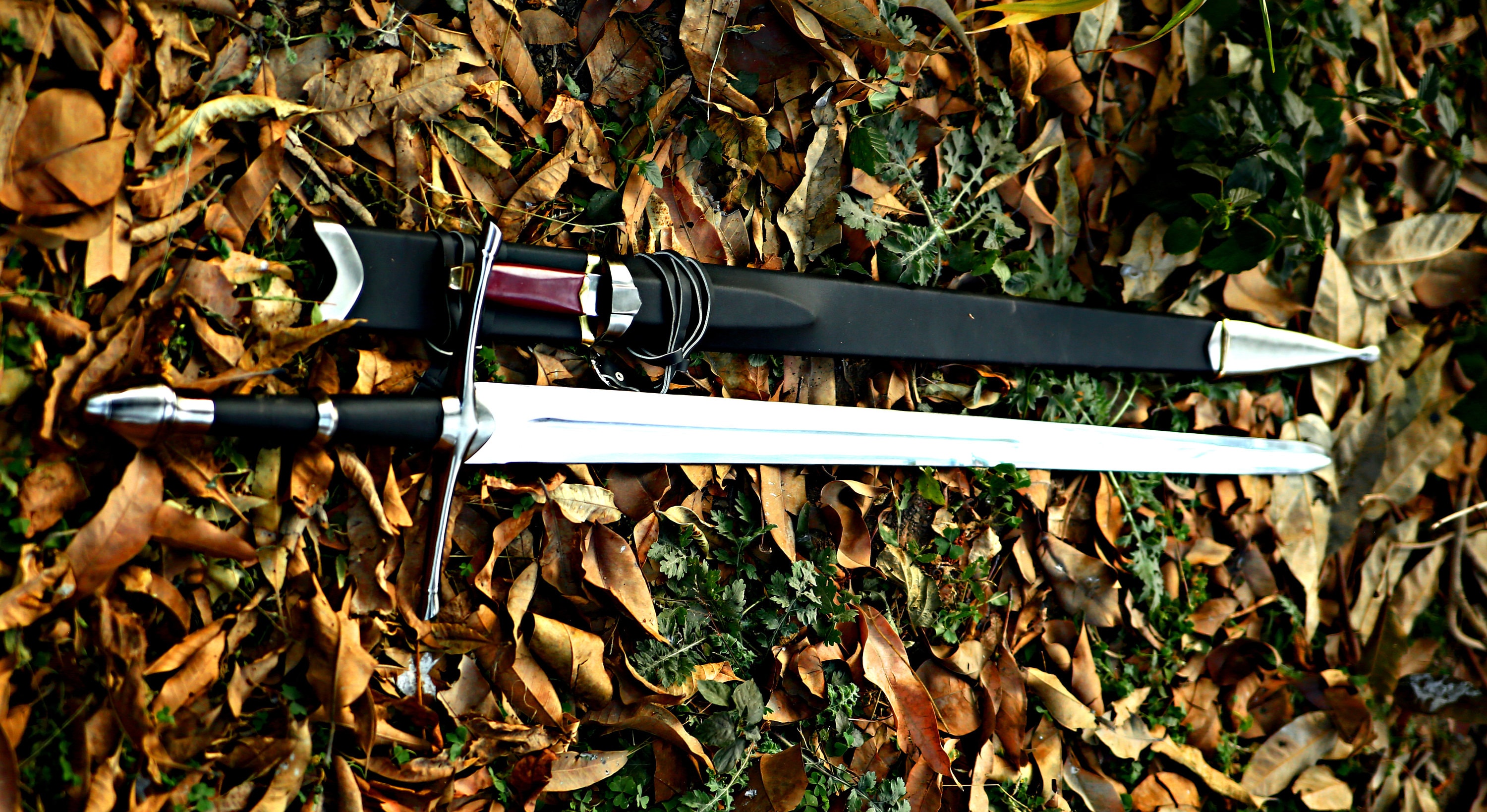 Lord of the Ring Anduril Replica Sword, Handmade Stainless Steel ...
