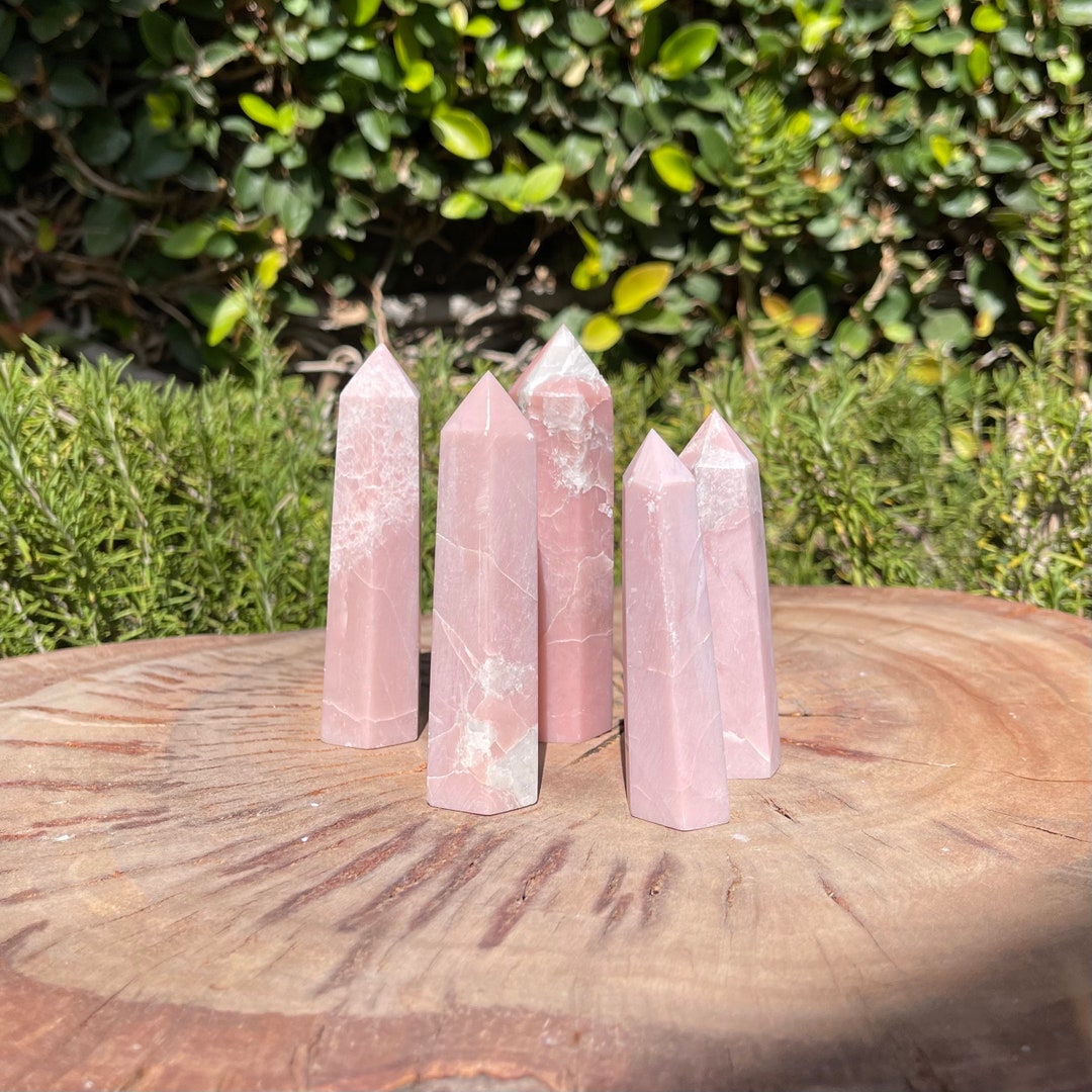 Pink Opal Tower - Etsy