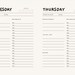 Minimalist Printable Daily Planner Daily Simple Planner for - Etsy