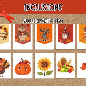 Canadian Thanksgiving Bulletin Board Kit|gratitude Classroom Activities ...