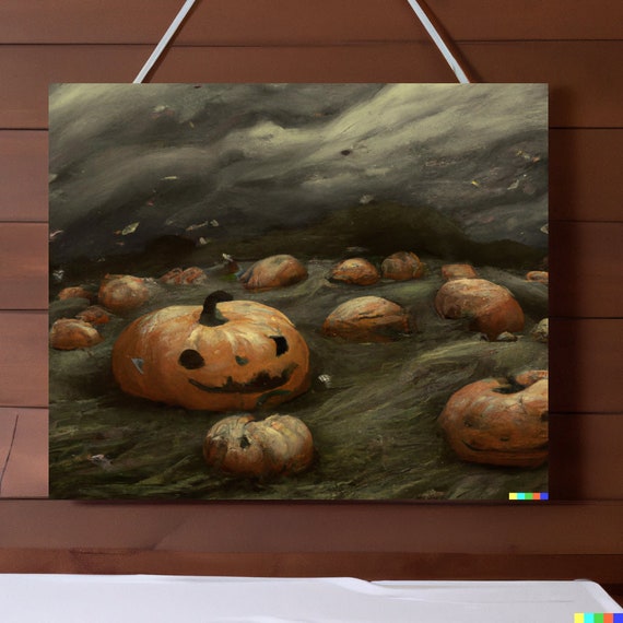 Evil Pumpkin Patch Art