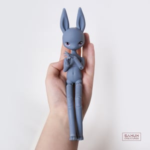Blank Bjd Resin Doll (+ Pair of Eyes) Bunny Ball Jointed Doll OOAK ...