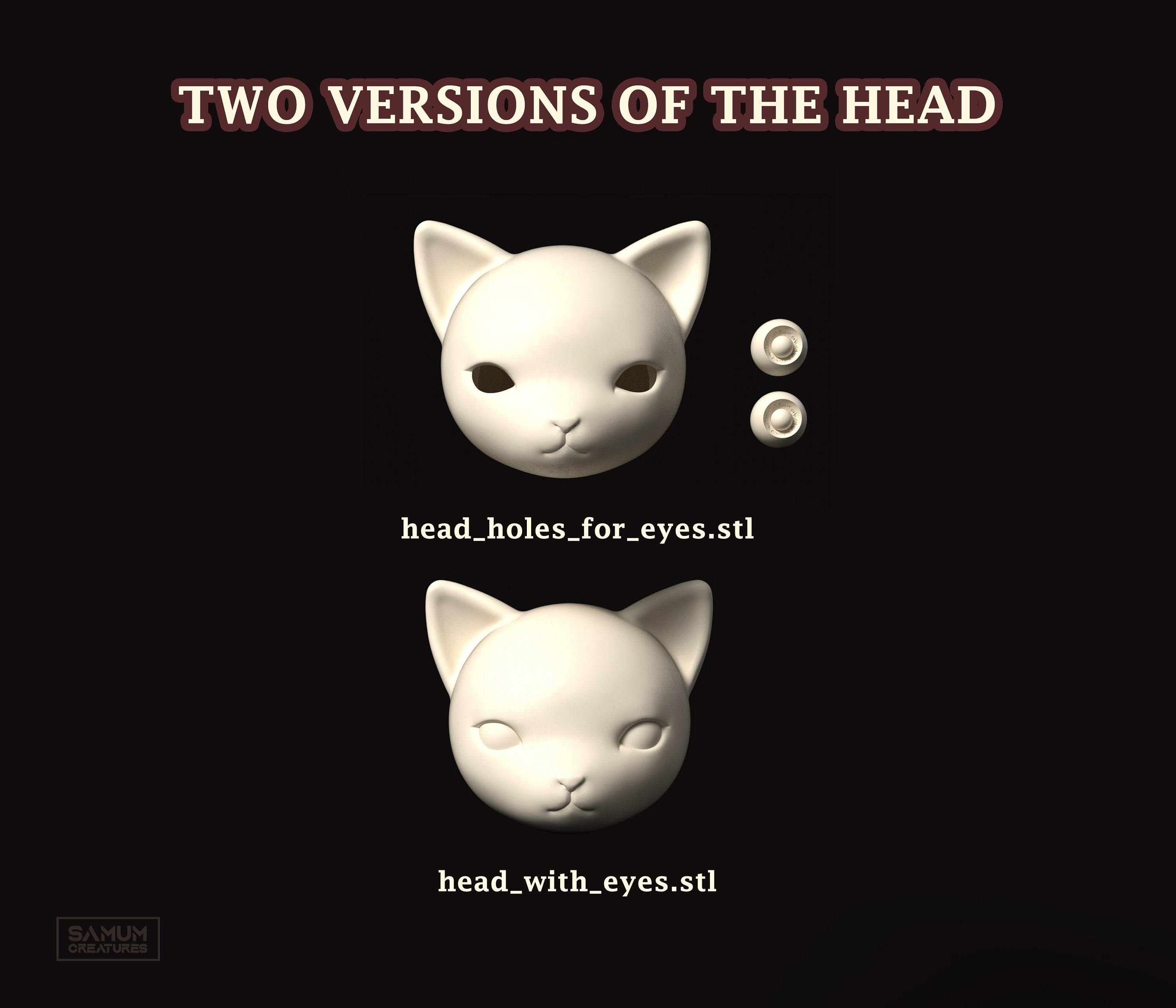 BJD Doll Stl 3D Model for Printing Moony Cat Furry Anthro Ball - Etsy UK