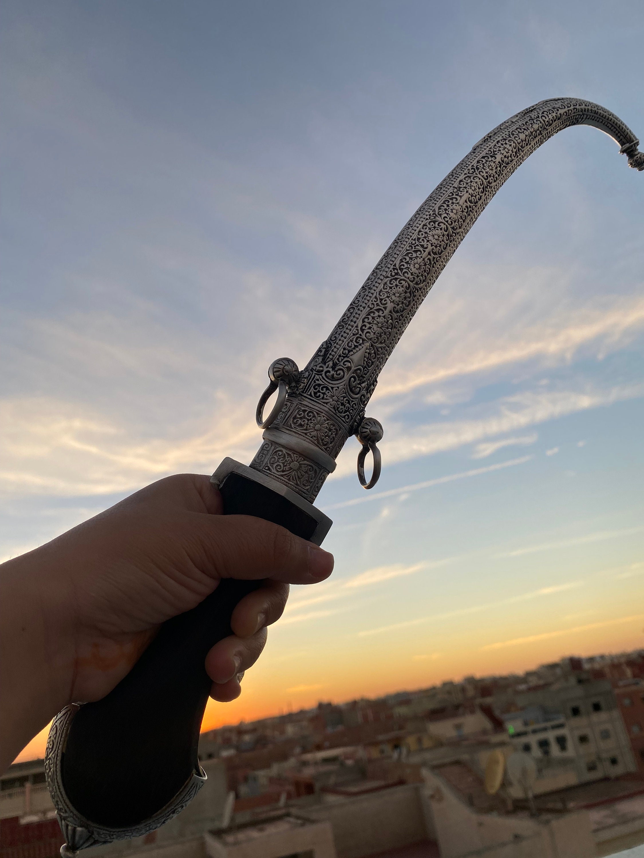 Tribal Dagger in Pure Silver From the 1800 , Moroccan Berber Amazigh - Etsy