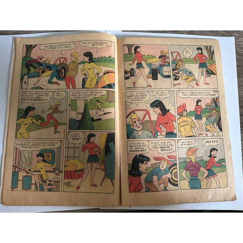 Archie Series Archie's Girls Betty and Veronica #135 March 1967 - Etsy