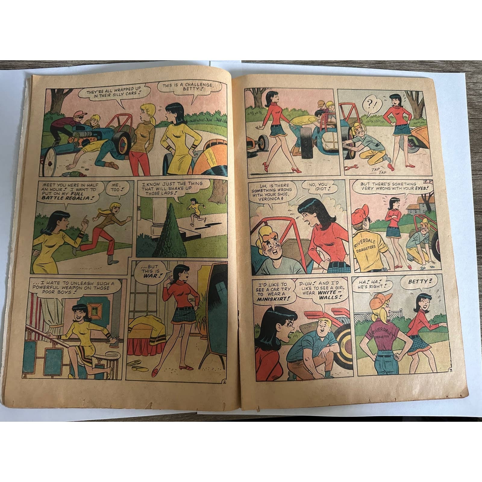 Archie Series Archie's Girls Betty and Veronica #135 March 1967 - Etsy