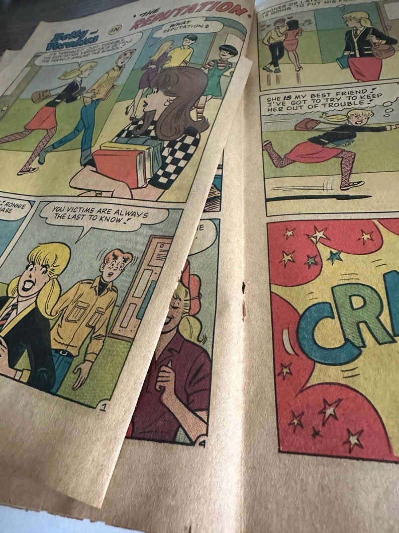 Archie Series Archie's Girls Betty and Veronica #135 March 1967 - Etsy