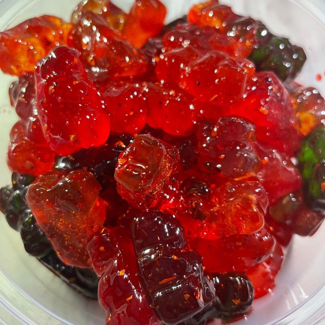 Dulces Enchilados Chamoy Candy Gummy Bears Exotic Spicy Candy Mexico ...