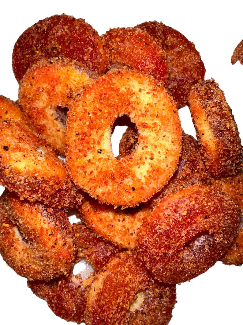Dulces Enchilados - Chamoy Candy Gummy Peach Rings - Exotic Spicy Candy ...