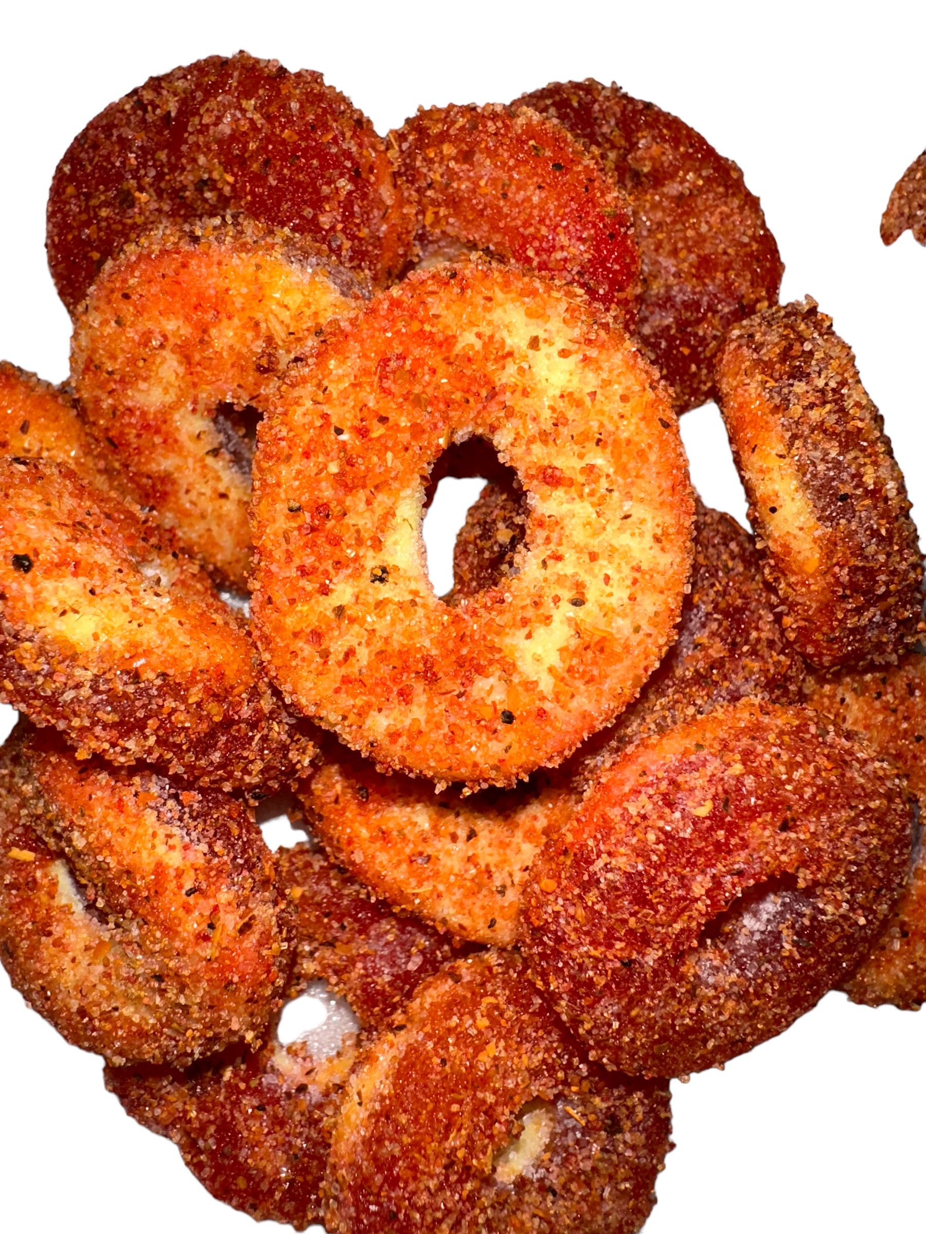 Dulces Enchilados - Chamoy Candy Gummy Peach Rings - Exotic Spicy Candy ...