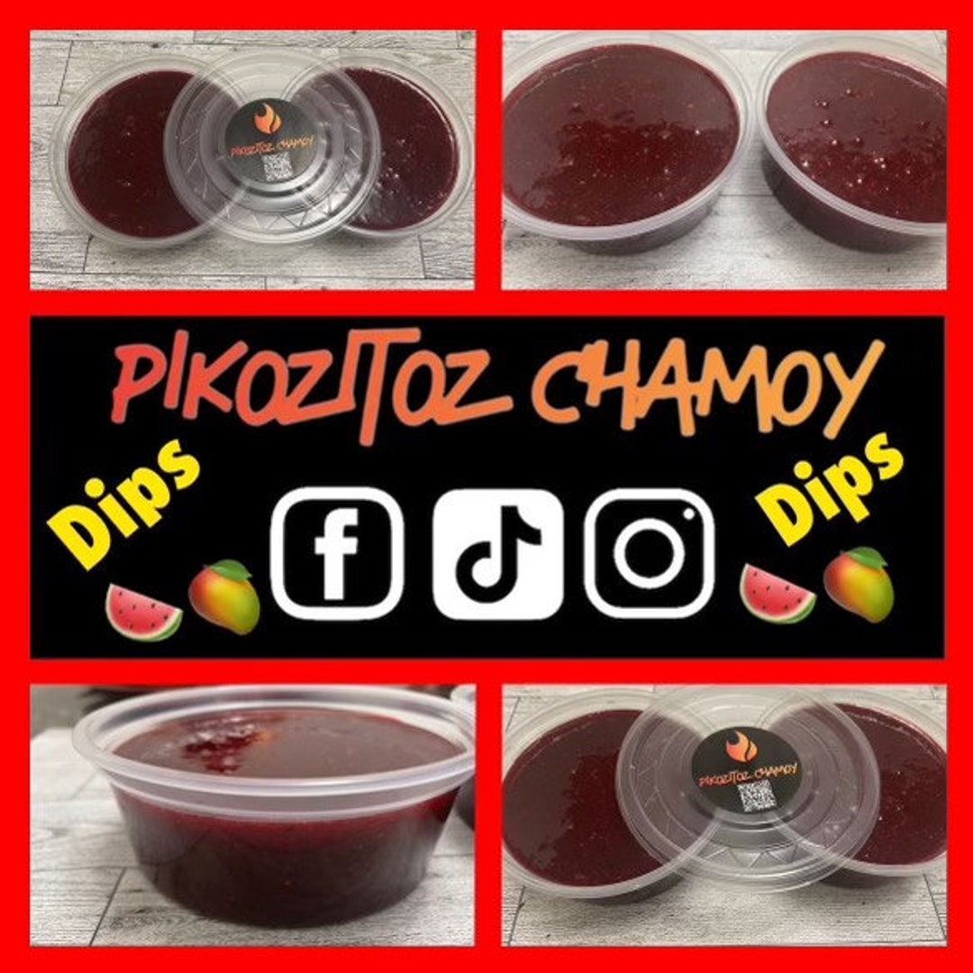 Chamoy Rim Dip - Chamoy Fruit Dip - Mexico Candy - Etsy