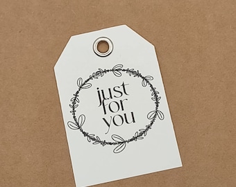 A Gift Just for You Label | Tag | Floral | PNG - Etsy