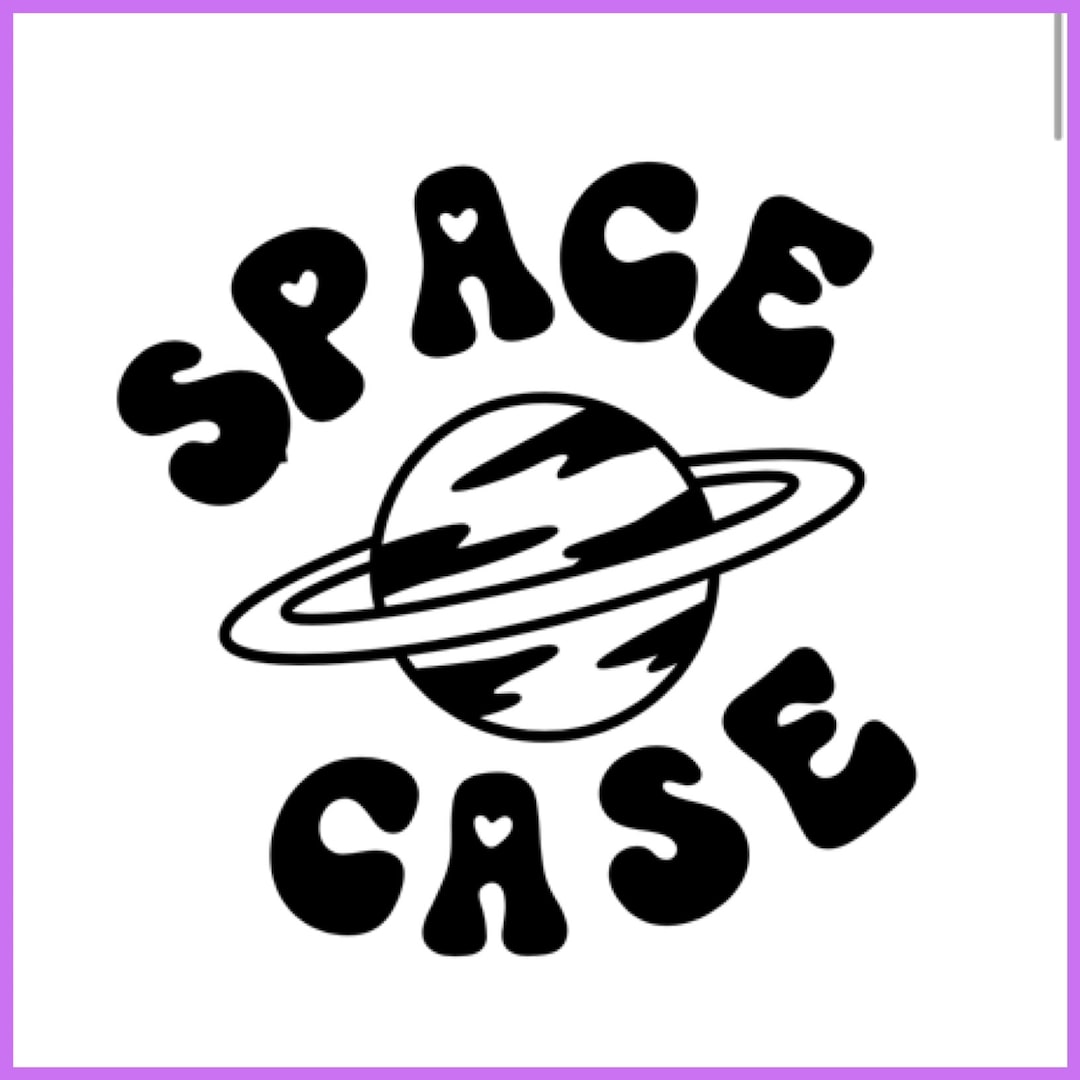 Space Case Decal Handmade Vinyl Decal Car Decal Window - Etsy