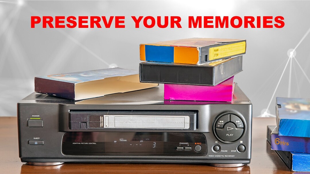 I Can Remove Any VHS Footage and Digitize Them - Etsy Canada