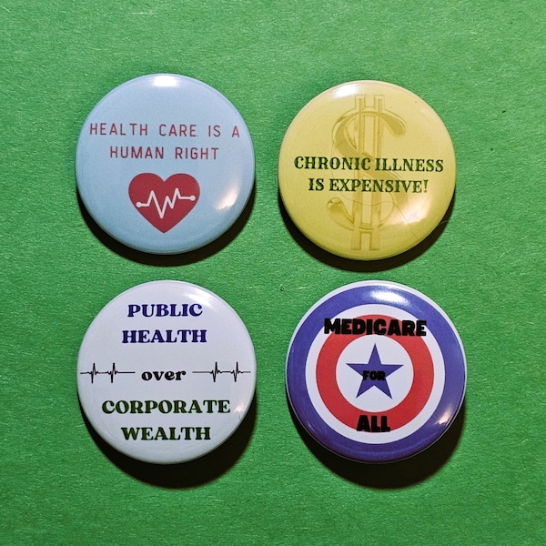 Healthcare Buttons - Etsy