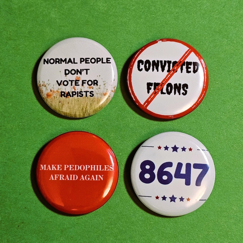 Anti Trump Button - Etsy