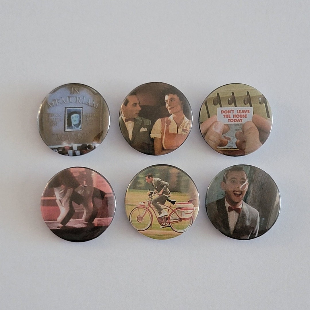 1.25 Pee Wee's Big Adventure Button Set - Etsy
