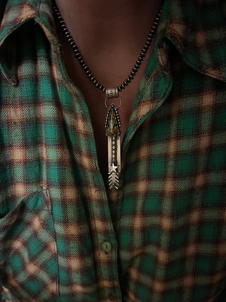 Turquoise Arrow Pendant,arrowhead, Arrow, Cowgirl, Southwest, Native ...
