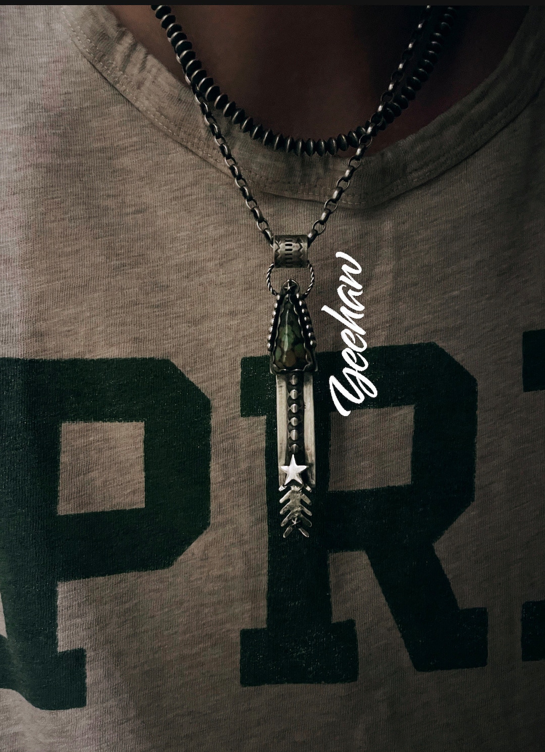 Turquoise Arrow Pendant,arrowhead, Arrow, Cowgirl, Southwest, Native ...