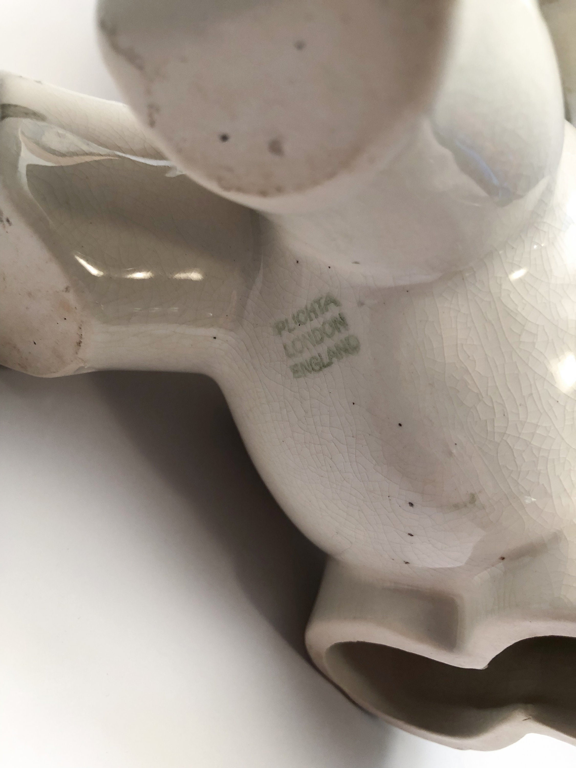 Vintage Wemyss Plichta London Irish Clover Elephant Statue - Etsy