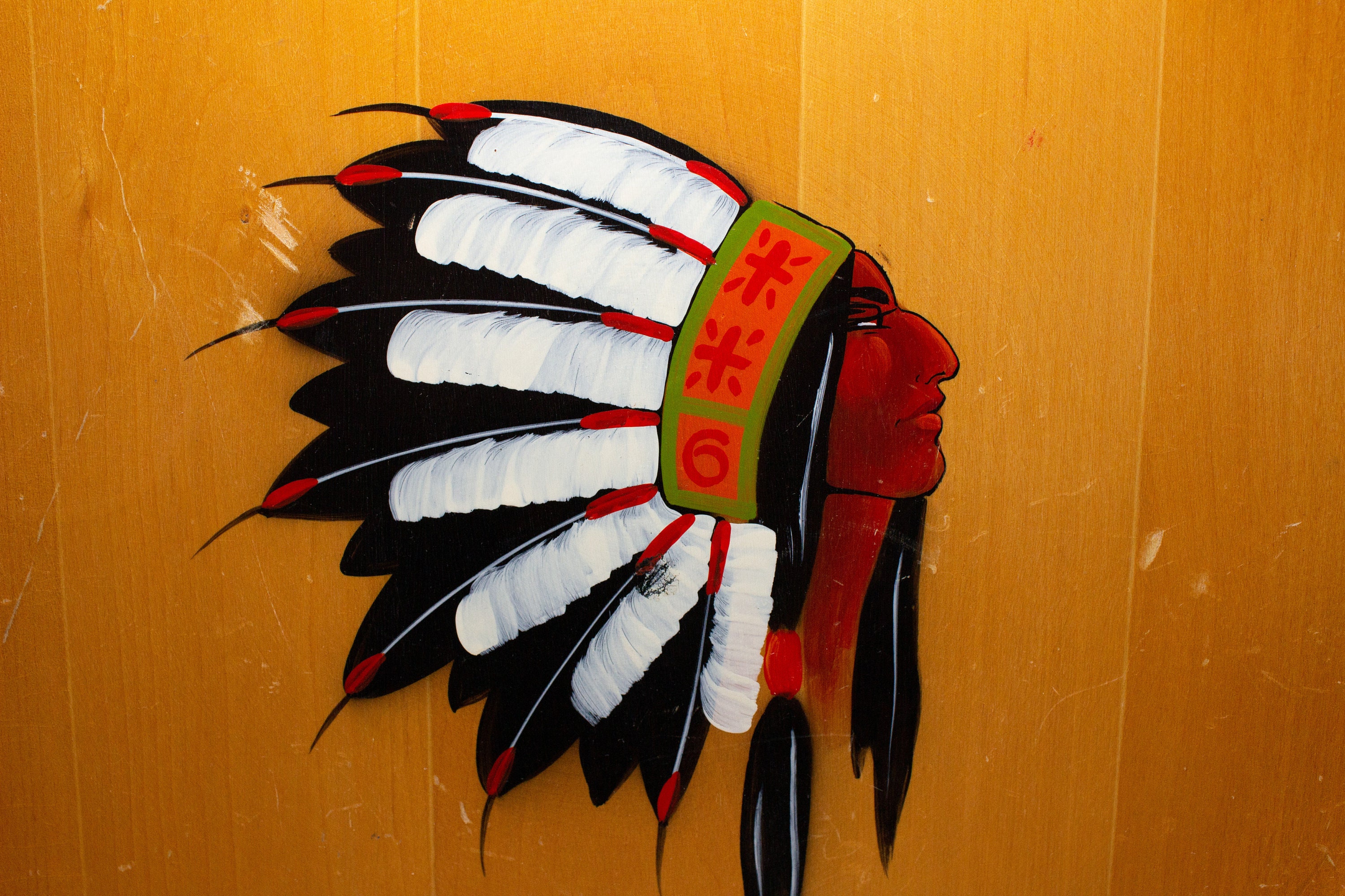 Hand Painted First Nations Indigenous American Indian Wall Decor Wood ...