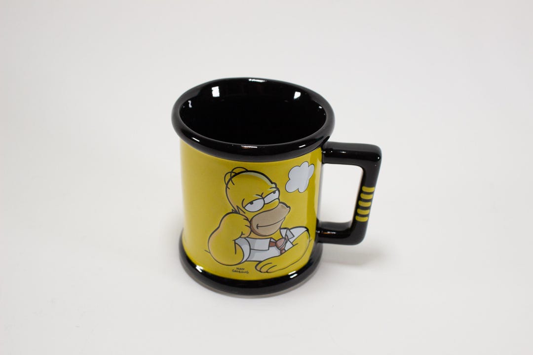 The Simpsons Homer Coffee Tea Mug Vintage Rare the Reel Deel - Etsy