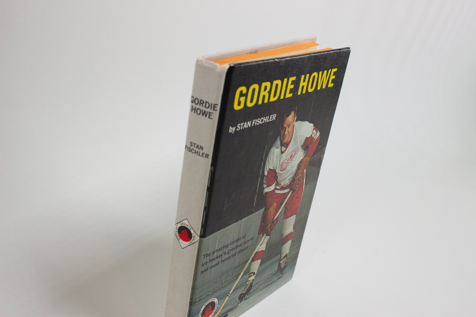 Vintage Hardcover Book Gordie Howe by Stan Fischer Hockey Legend 1967 ...