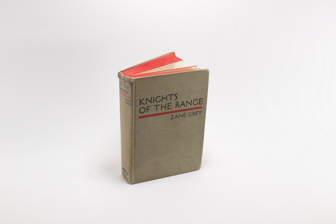 Knights of the Range by Zane Grey Hardcover Vintage Book (1940) - Etsy