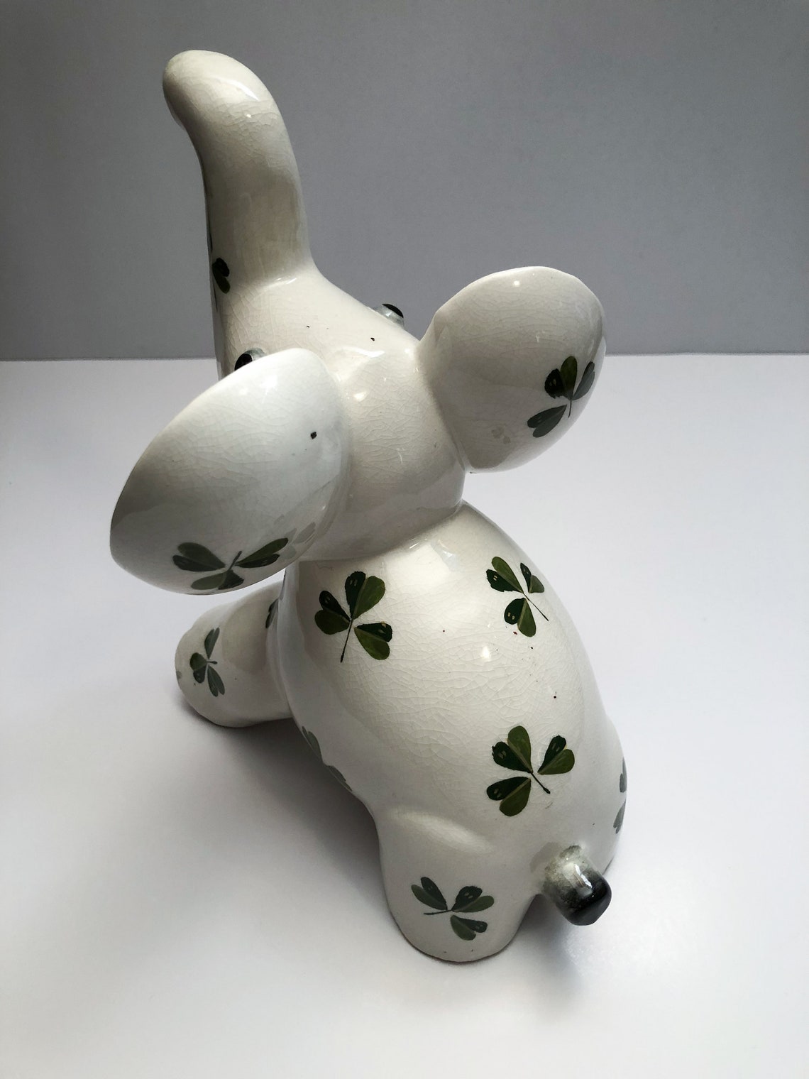 Vintage Wemyss Plichta London Irish Clover Elephant Statue - Etsy