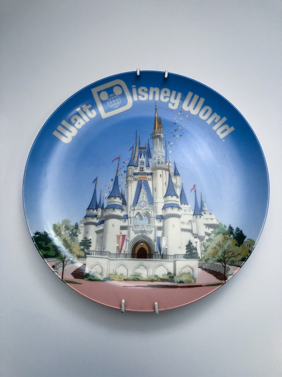 Vintage Disney World Plate Large - Etsy