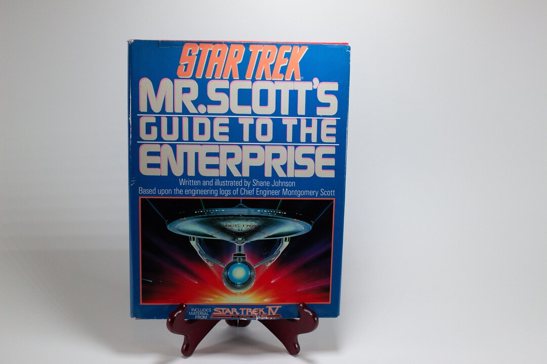 Star Trek Mr Scott's Guide to the Enterprise Vintage Hardcover Book - Etsy