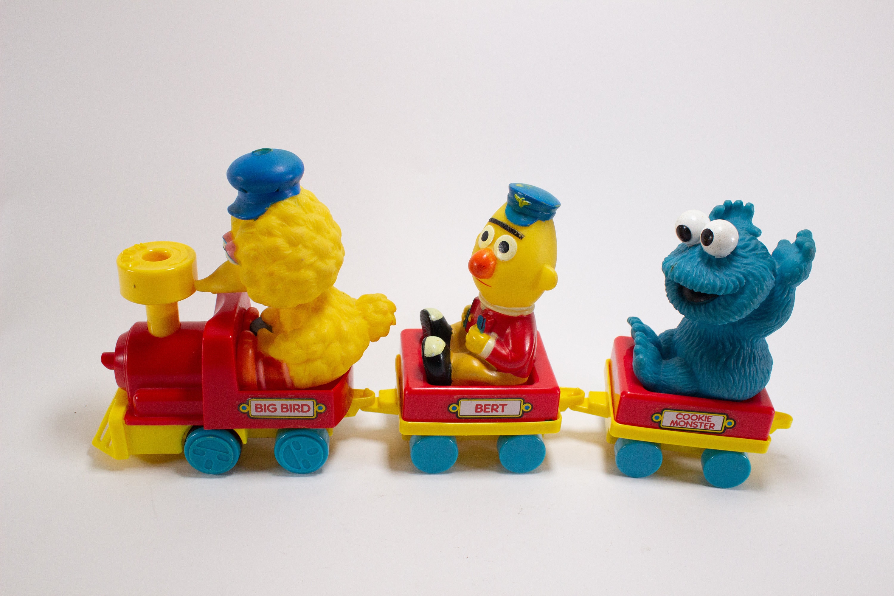 Toyco Sesame Street Train Cookie Monster Bert Big Bird - Etsy